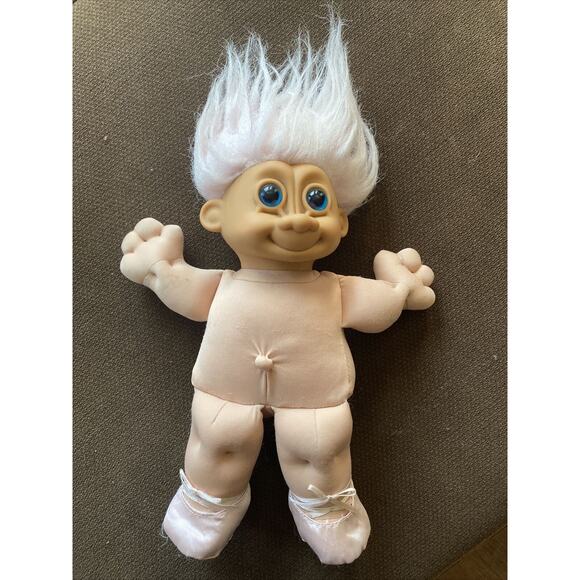 Russ | Toys | Vintage Russ Berrie Troll Kidz Light Pink Hair Plush 2 ...